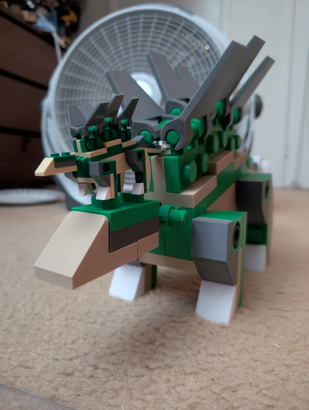 Interlocking Brick Stegosaurus Set 122111 - 400% by Darien MakerWorld ...