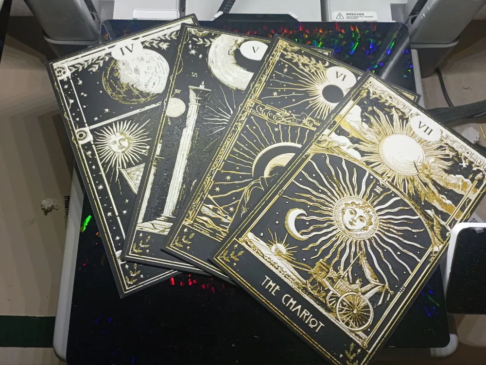 Major Arcana Tarot Cards Deck 4to7+Tarot reading by ilmanu MakerWorld ...