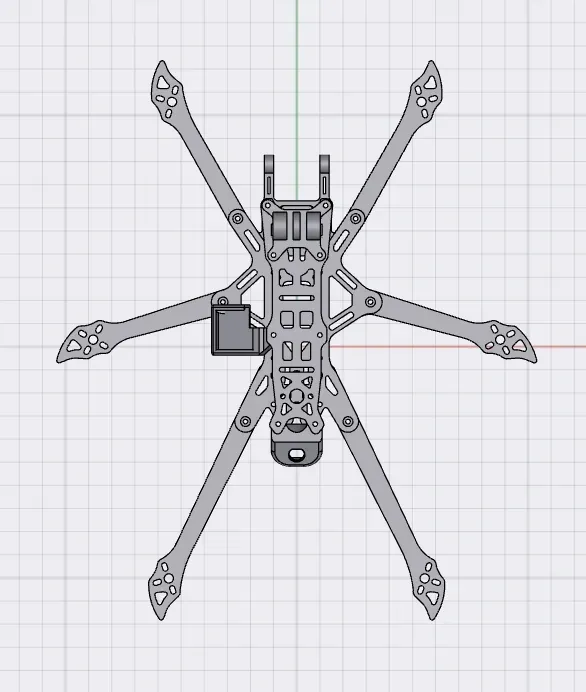 Replicated Flywoo 4-Inch Hexplorer Long-Range Frame by DAVINCI_FPV ...
