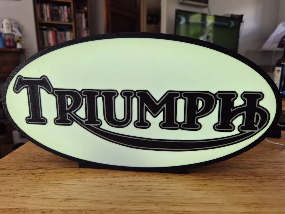 Triumph Lightbox by PicklesPrints MakerWorld: Download Free 3D Models