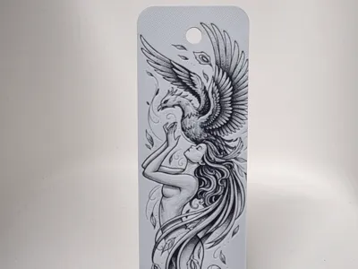 Phoenix Bookmark - Free 3D Print Model - MakerWorld