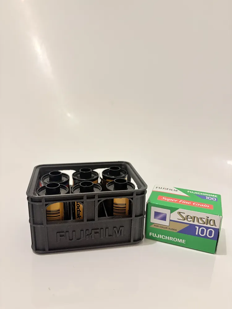 35mm film crate - Fujifilm Logo - Beer Crate Style - Free 3D Print ...
