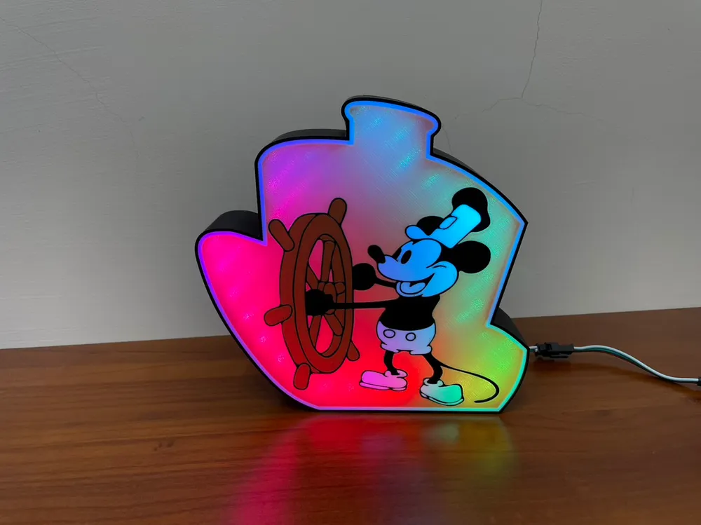 Classic Mickey Lightbox by mail.iou - MakerWorld