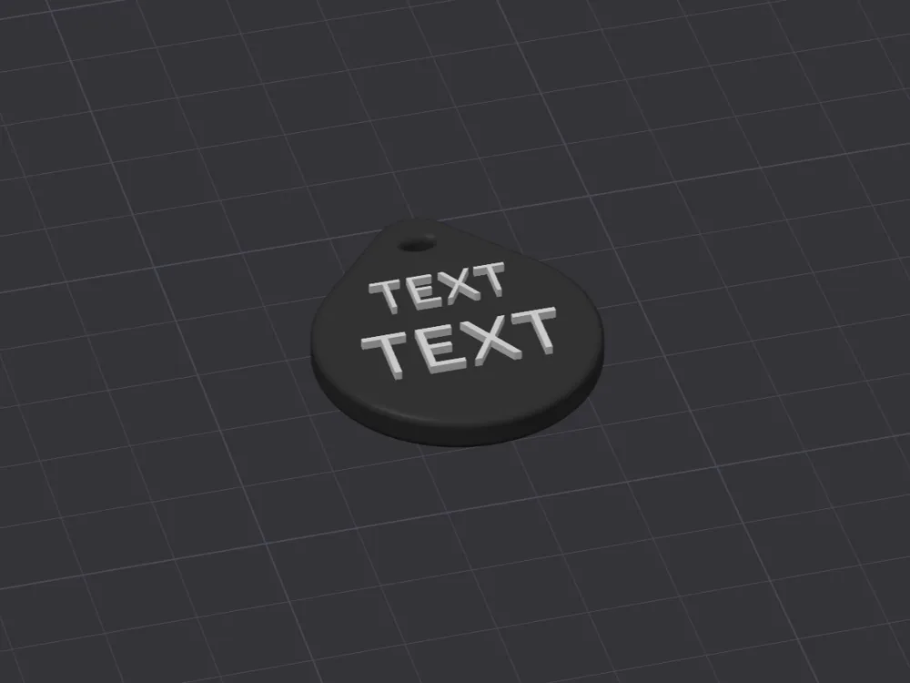 Customizable Keychain with Editable Text - Free 3D Print Model - MakerWorld