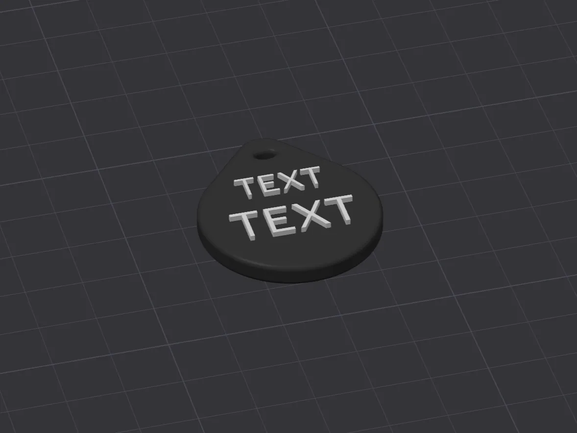 Customizable Keychain with Editable Text - Free 3D Print Model - MakerWorld