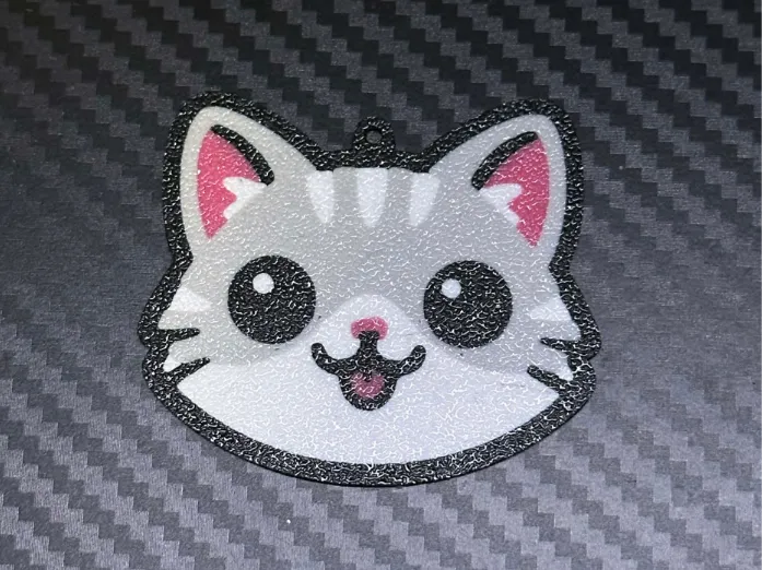 Simple Cat Keychain - Free 3D Print Model - MakerWorld