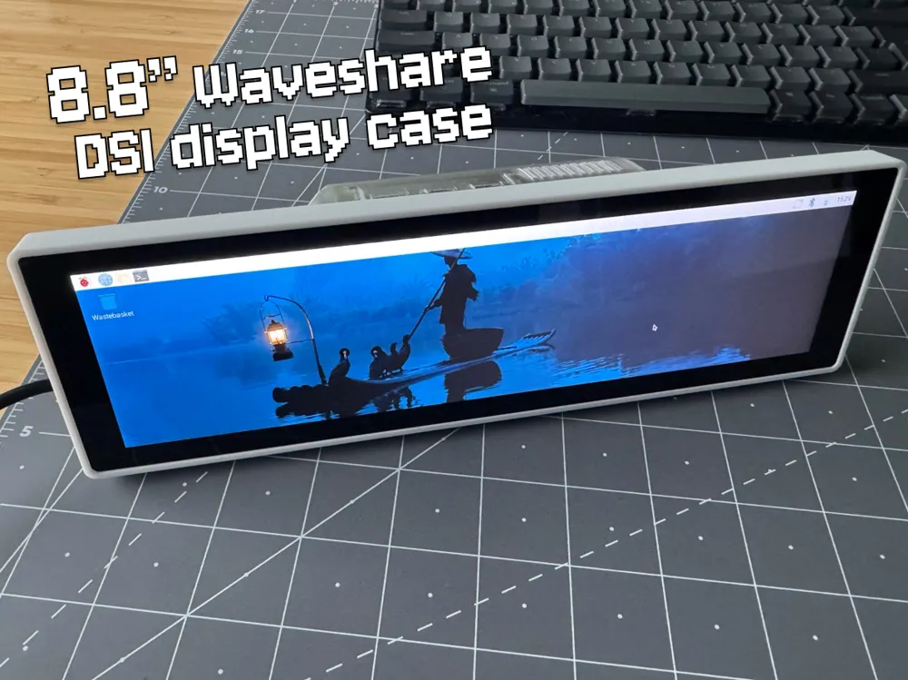 Waveshare 8.8" display & Raspberry Pi case by jdamcd MakerWorld ...