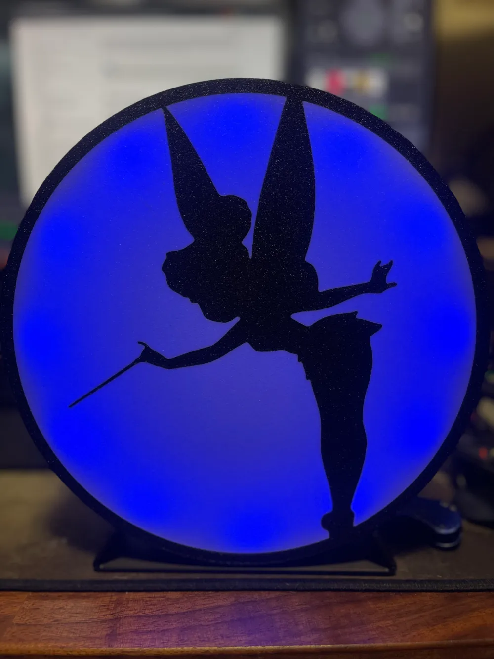 Tinkerbell Silhouette Lightbox by Shawn MakerWorld: Download Free 3D Models