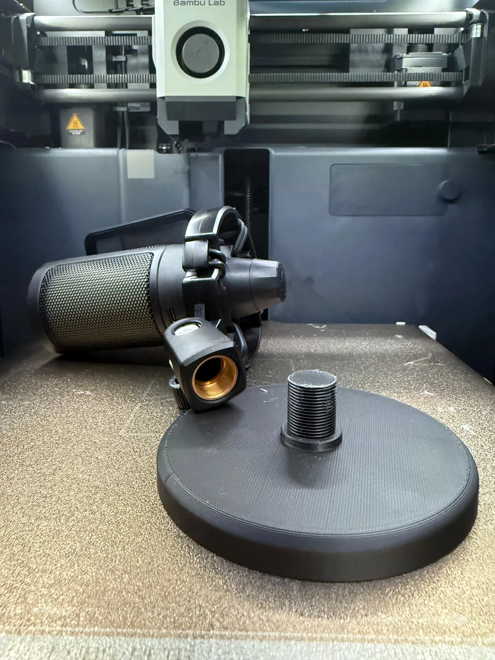 Microphone Stand Circle by 3DPool MakerWorld: Download Free 3D Models