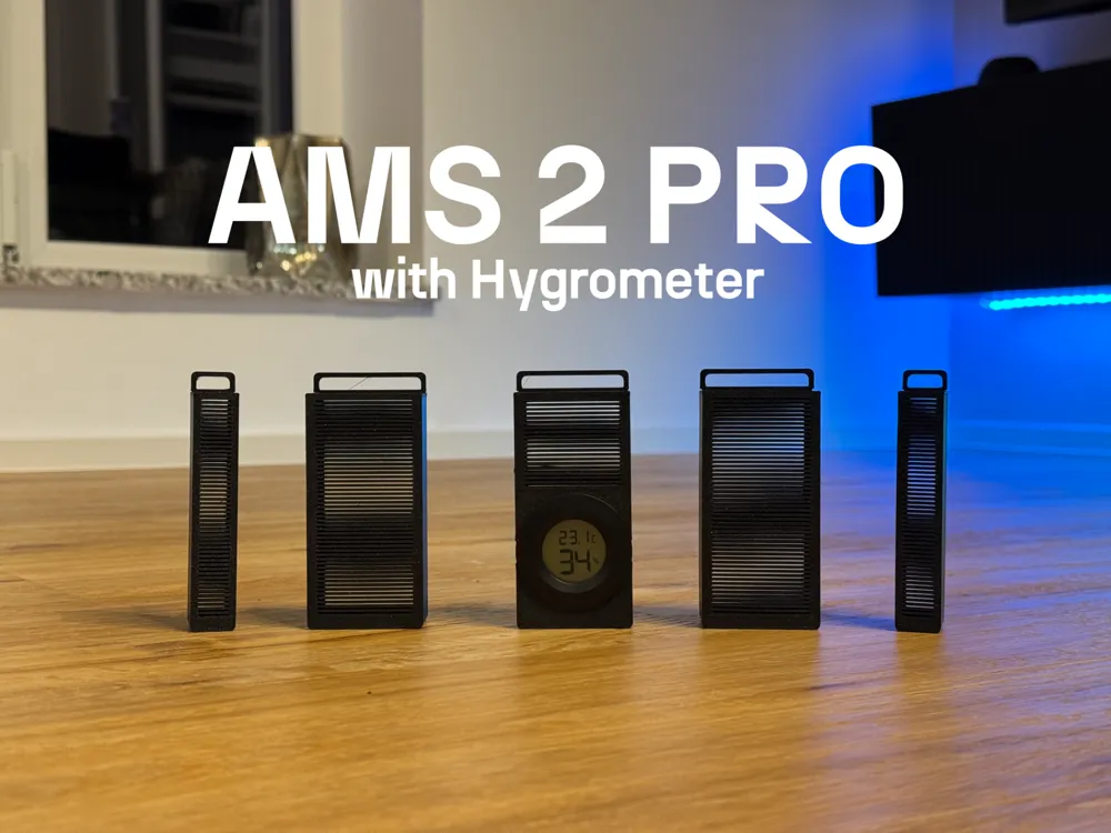 AMS 2 Pro Silica Drying Box Hygrometer Rectangular by Johannes MakerWorld: Download Free 3D Models