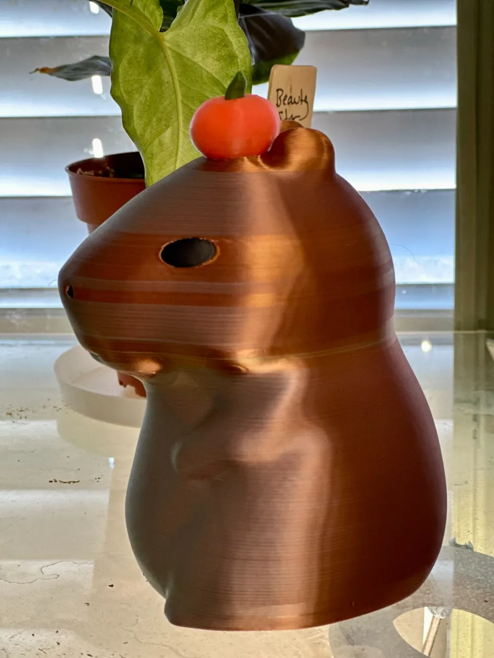 Chibi Capybara With Orange by hexequy - MakerWorld