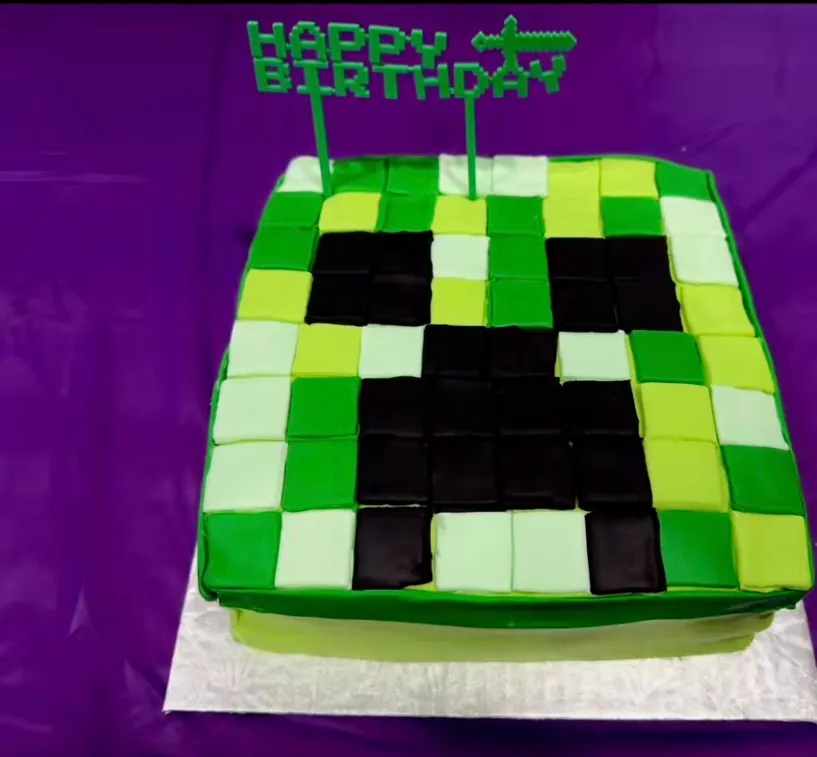 Minecraft cake topper Birthday cake by JeffMcMuff - MakerWorld