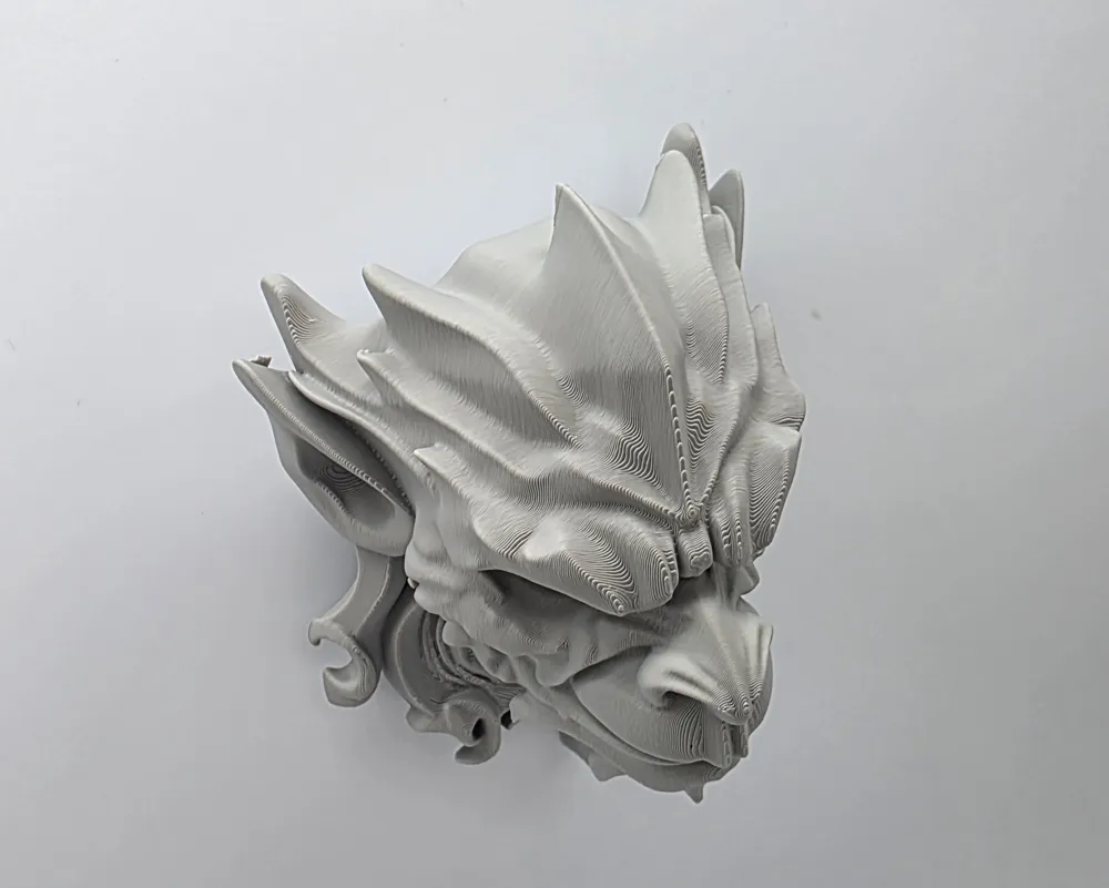 Smiling Gargoyle Face - Wall Mount by Triple G Workshop MakerWorld ...