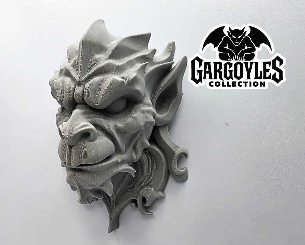 Smiling Gargoyle Face - Wall Mount by Triple G Workshop MakerWorld ...