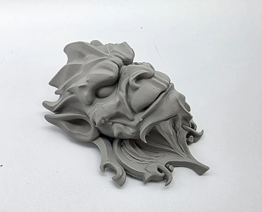 Smiling Gargoyle Face - Wall Mount by Triple G Workshop MakerWorld ...