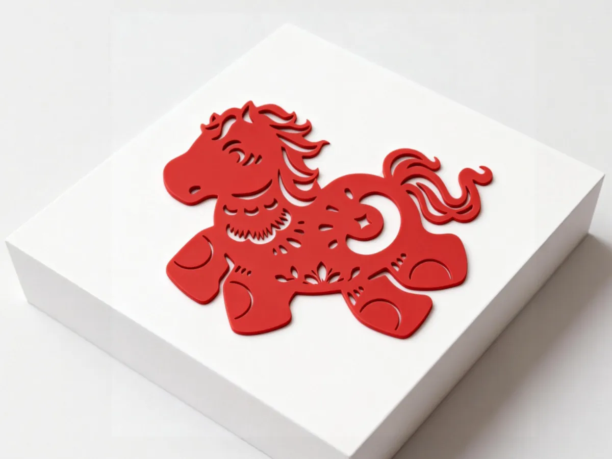 Pony Window Decal - 2026 Lucky Ornament - Chinese New Year of the Horse ...