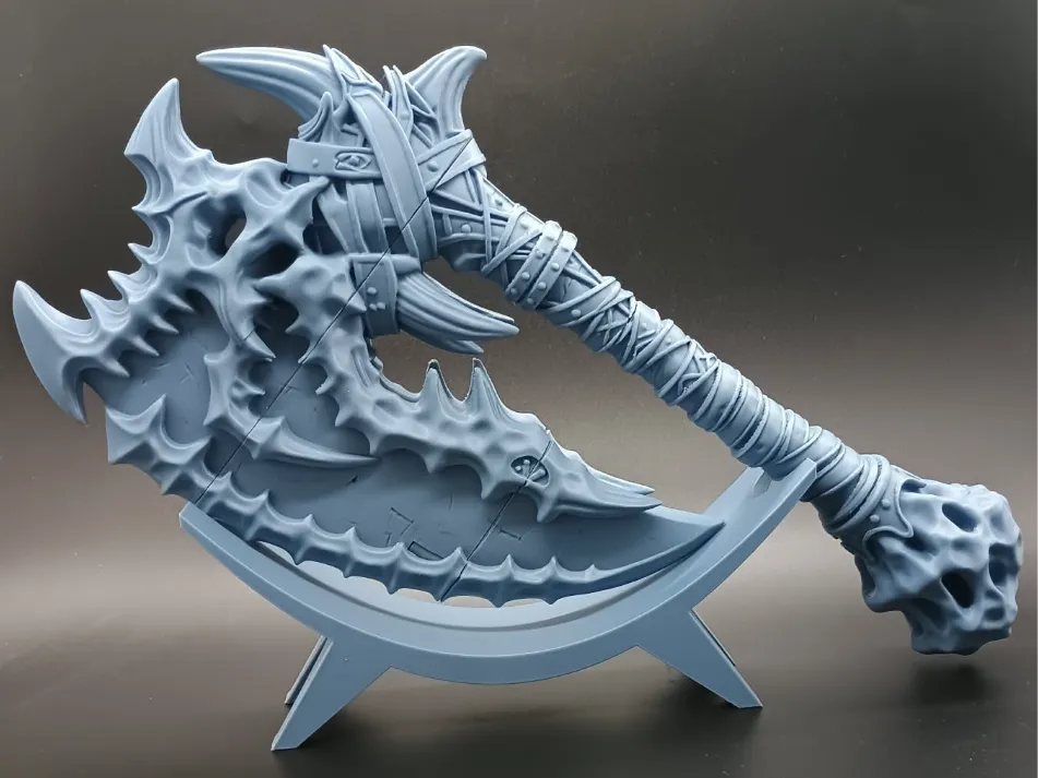 Bone Dragon One-Handed Axe - Cosplay Weapon - Free 3D Print Model ...