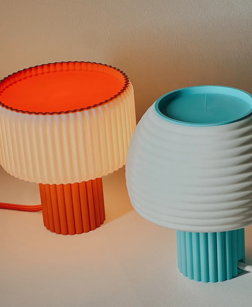 Modern designer lamps - Shroom Curve - Radian Form by Spiralen Labs ...