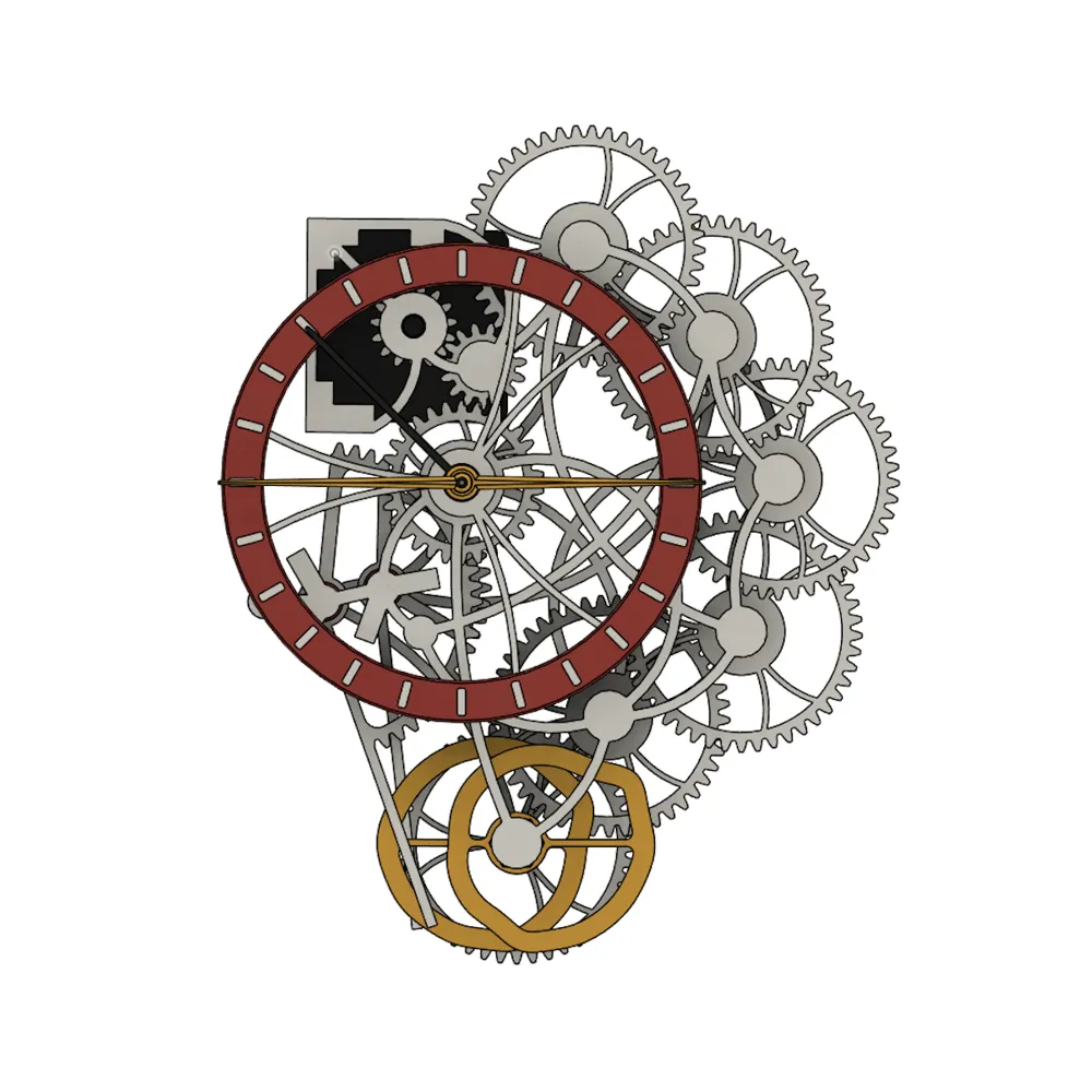 Reloj Mecánico de Amanecer - Modelo de impresión 3D gratuito - MakerWorld