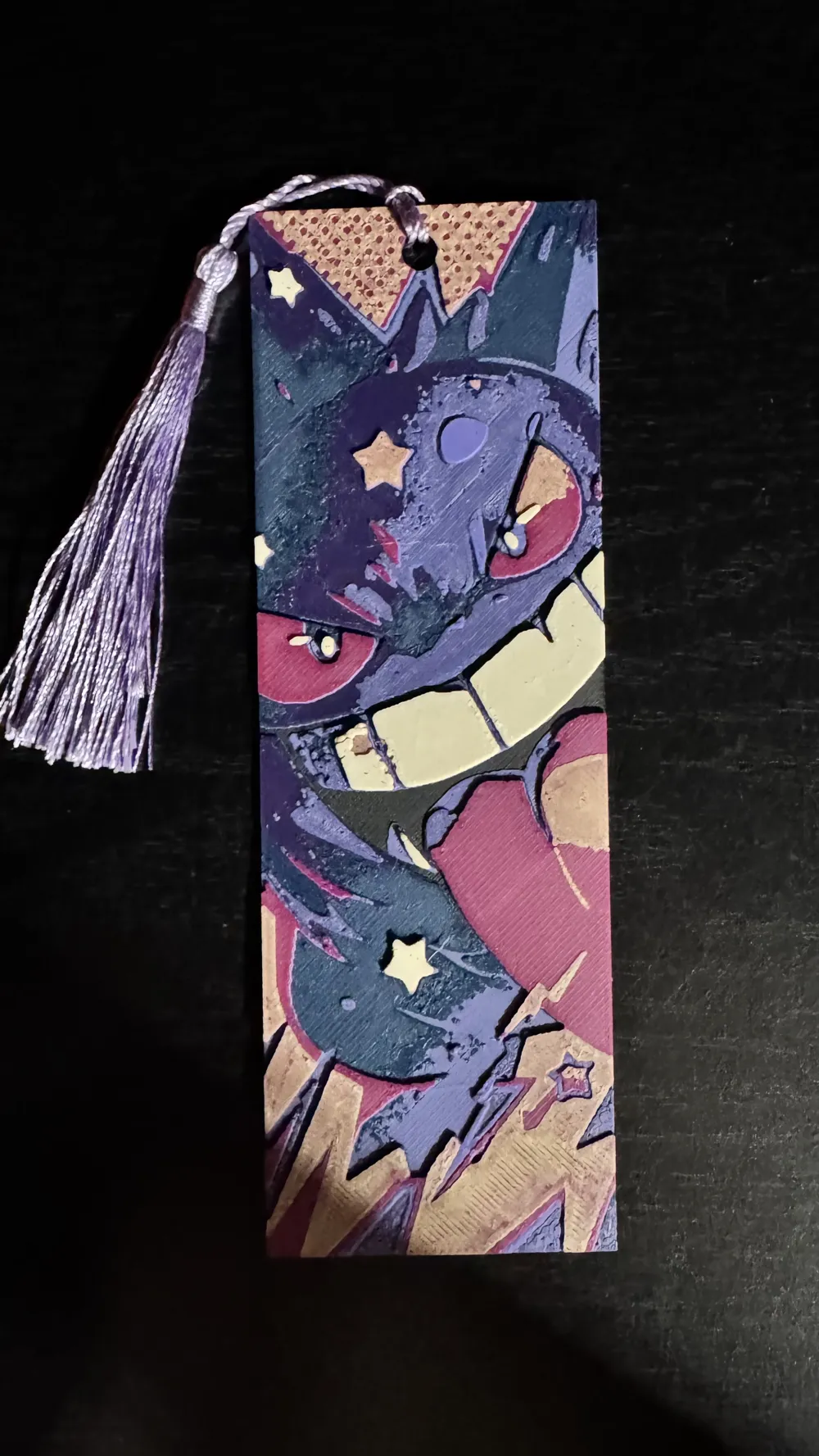 Gengar Bookmark by The Corked Corgi MakerWorld: Download Free 3D Models