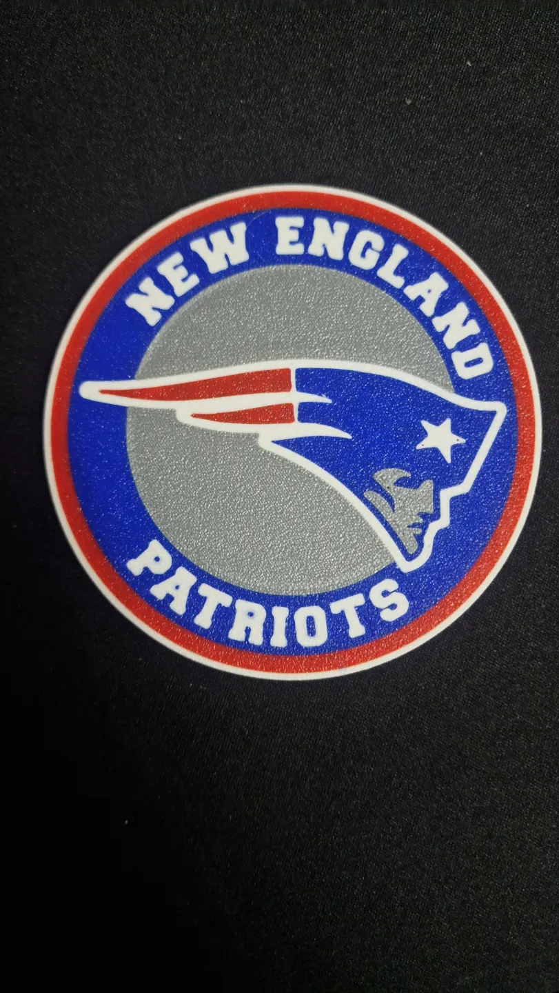 New England Patriots Coaster NFL Football by 3DMetalCave - MakerWorld
