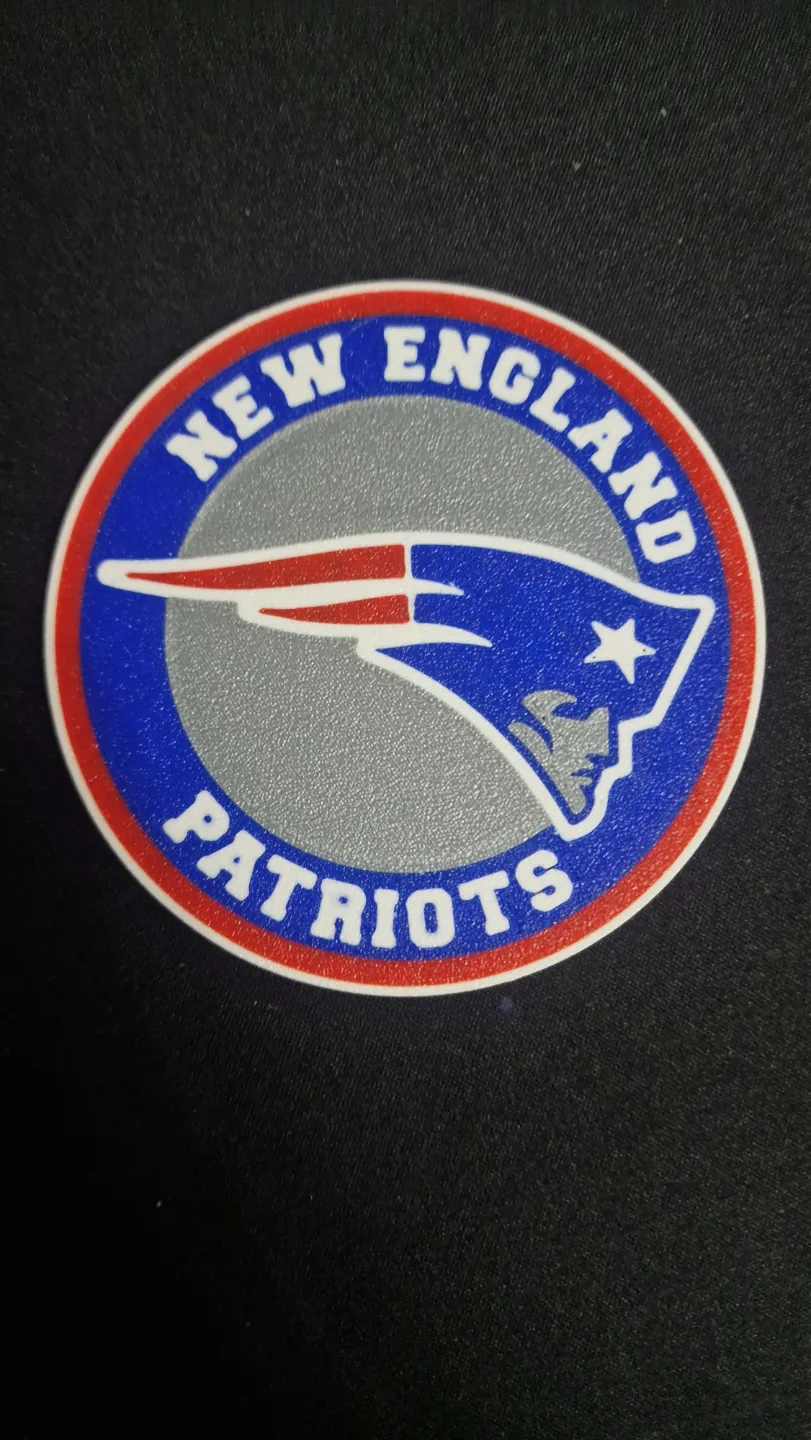 New England Patriots Coaster NFL Football by 3DMetalCave - MakerWorld