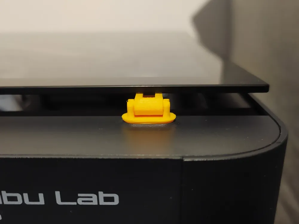 Plug With Glass Riser for Bambu Lab P1S Printer by .3dk MakerWorld ...