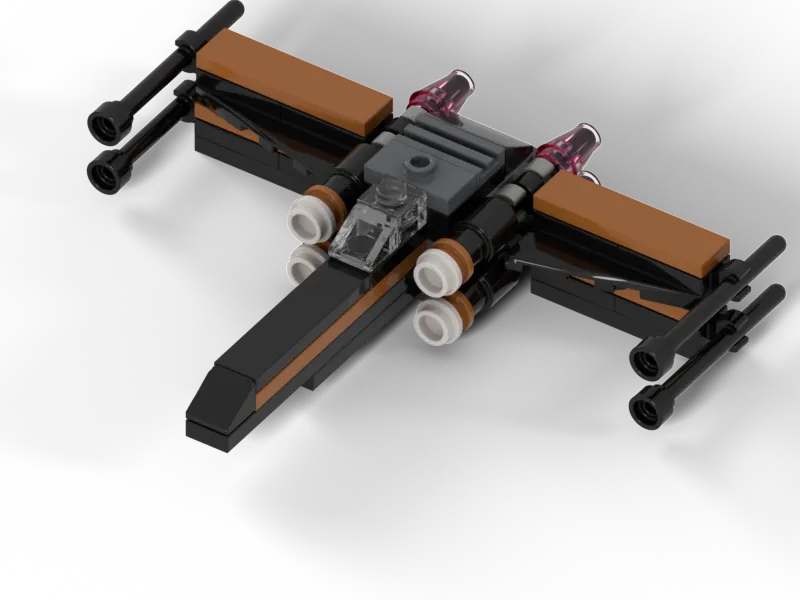 Large 2.5x Scale LEG0 Poe's X-Wing Fighter by TheBrickCreator ...