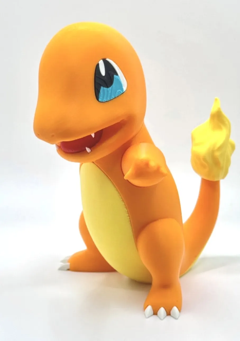 Charmander Pokemon Model; No AMS Needed - Split - Free 3D Print Model ...