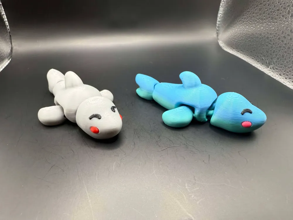 Cute Tiny Articulated Shark & Hammerhead Shark by Salvadori MakerWorld ...