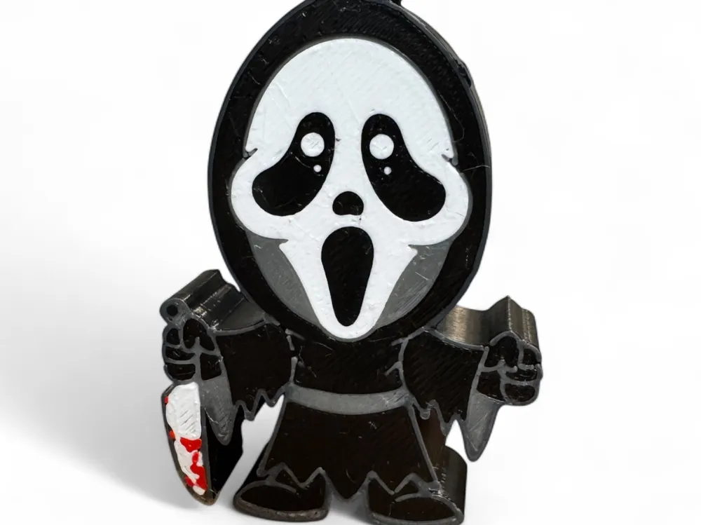 Ghostface StrawTopper by Charloto MakerWorld: Download Free 3D Models