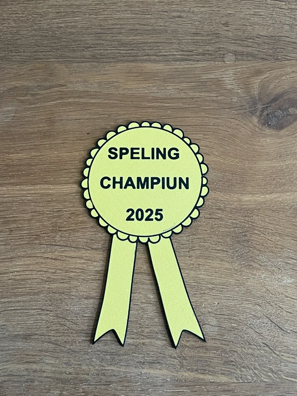 Spelling Champion Award / Funny / School / Kids by 3D Prints This Week ...
