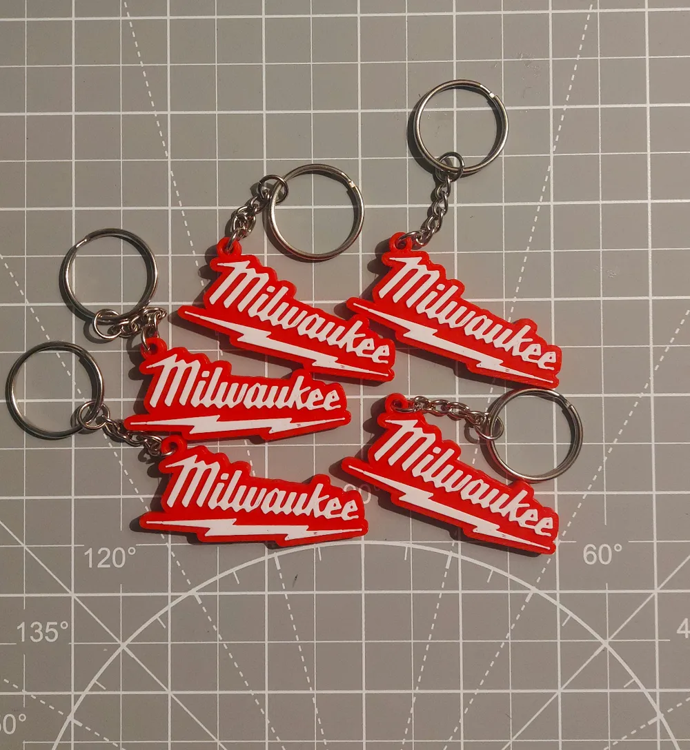 Milwaukee Keychain by PolyZone3D - MakerWorld