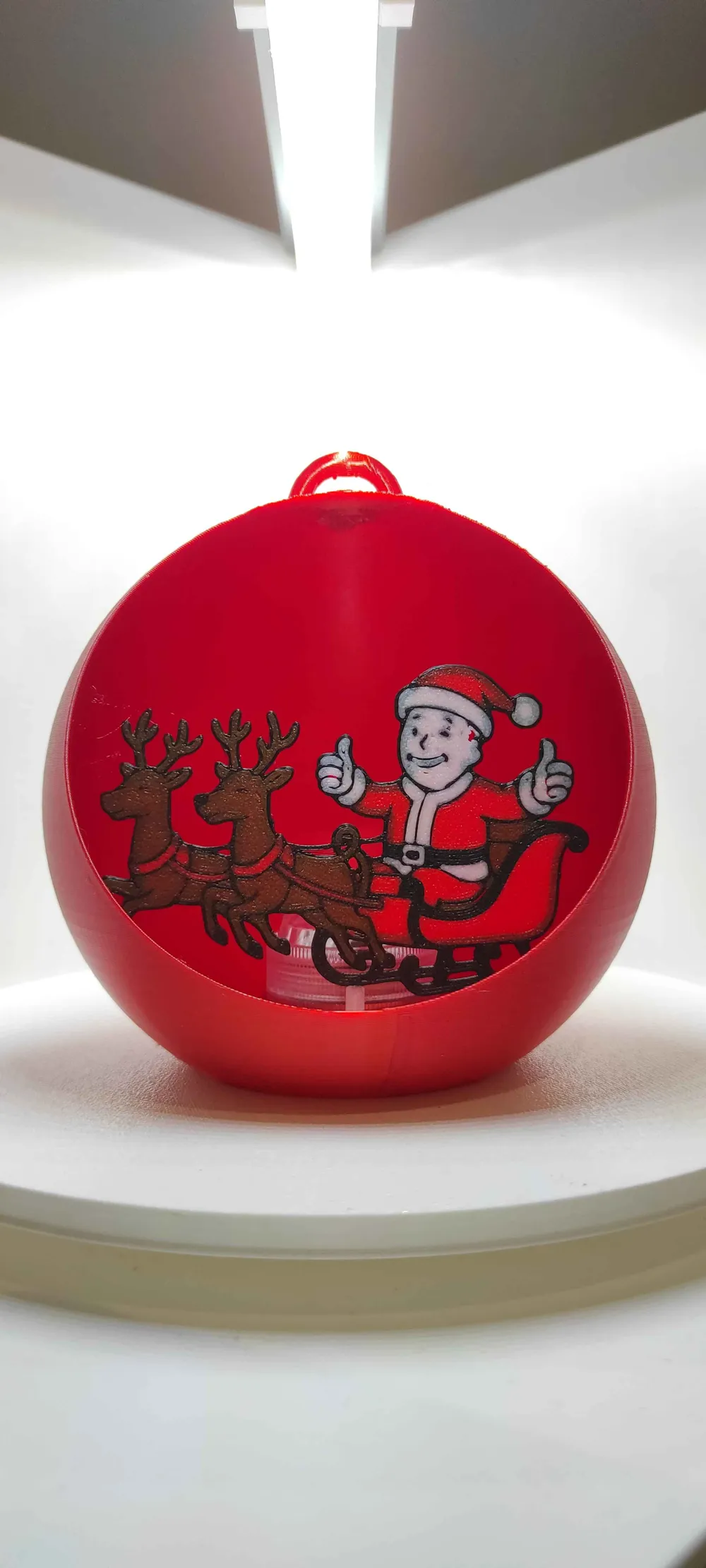 Fallout Christmas Bauble - Free 3D Print Model - MakerWorld