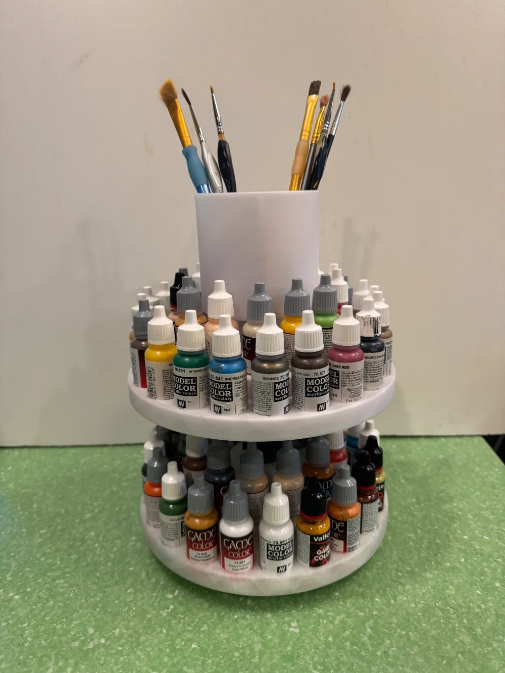 Model paint bottle holder (updated for 5 tiers) by photosbyd386 ...
