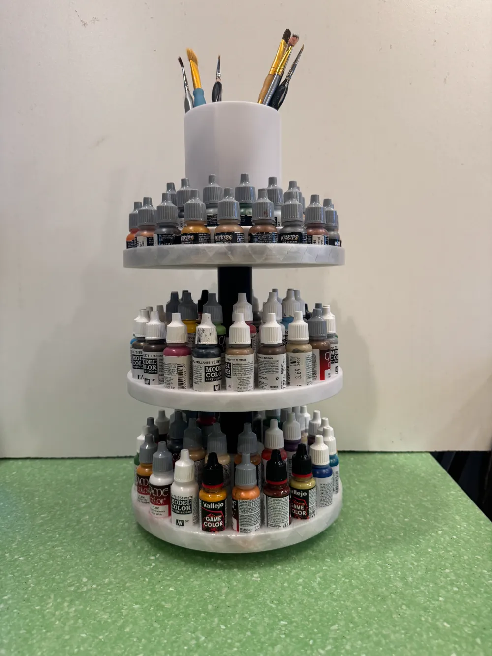 Model paint bottle holder (updated for 5 tiers) by photosbyd386 ...