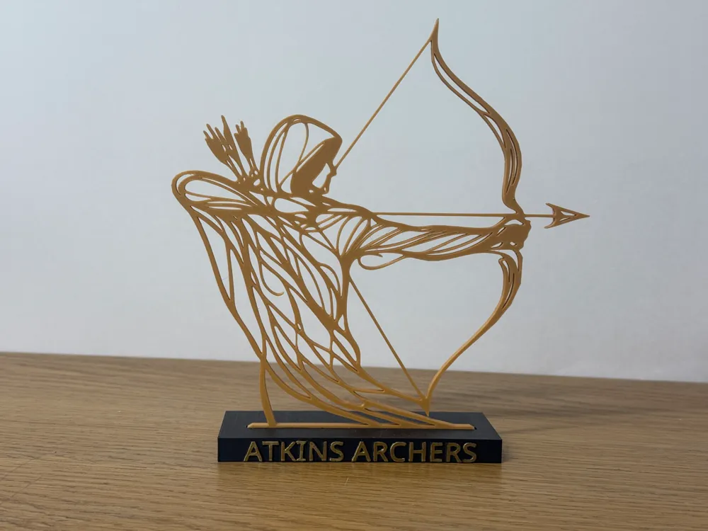 Archery Trophy - Free 3D Print Model - MakerWorld