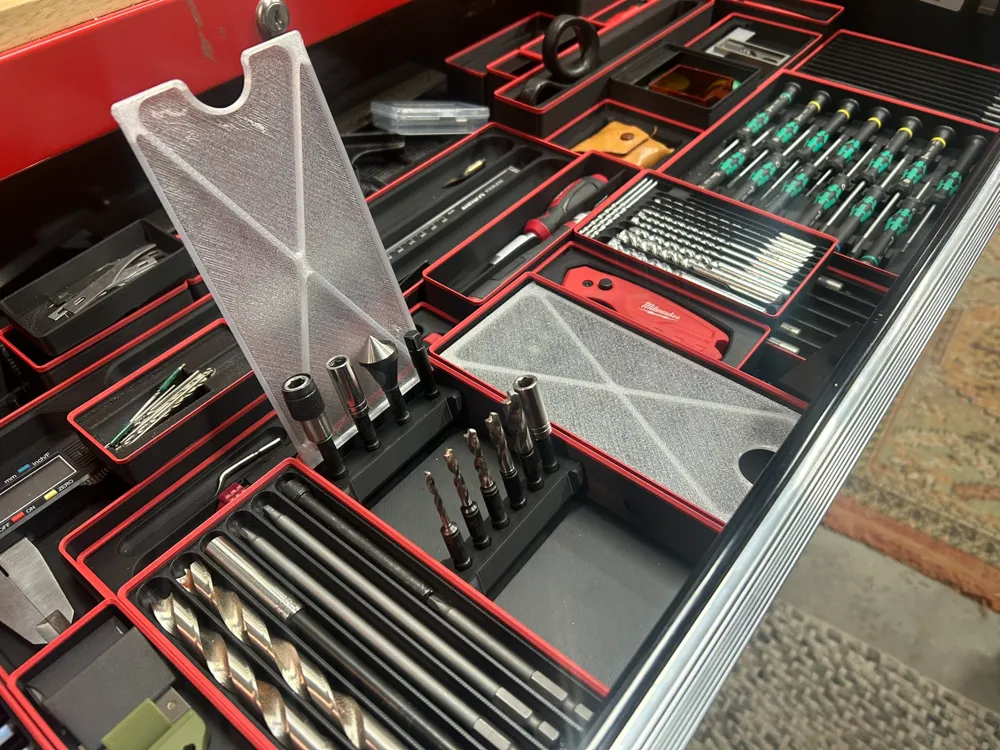 Gridfinity Modular Rotating Bit Storage by schuylab MakerWorld: Download Free 3D Models