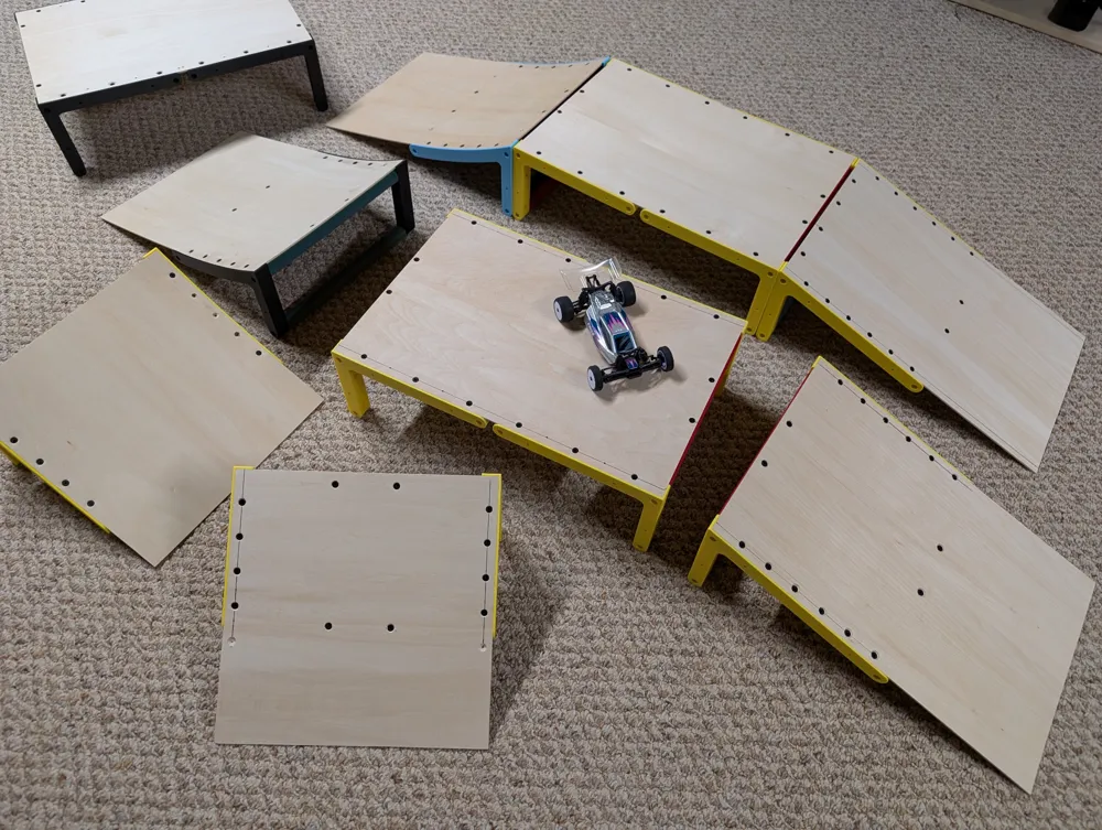 Mini RC Ramp System by Chad MakerWorld: Download Free 3D Models