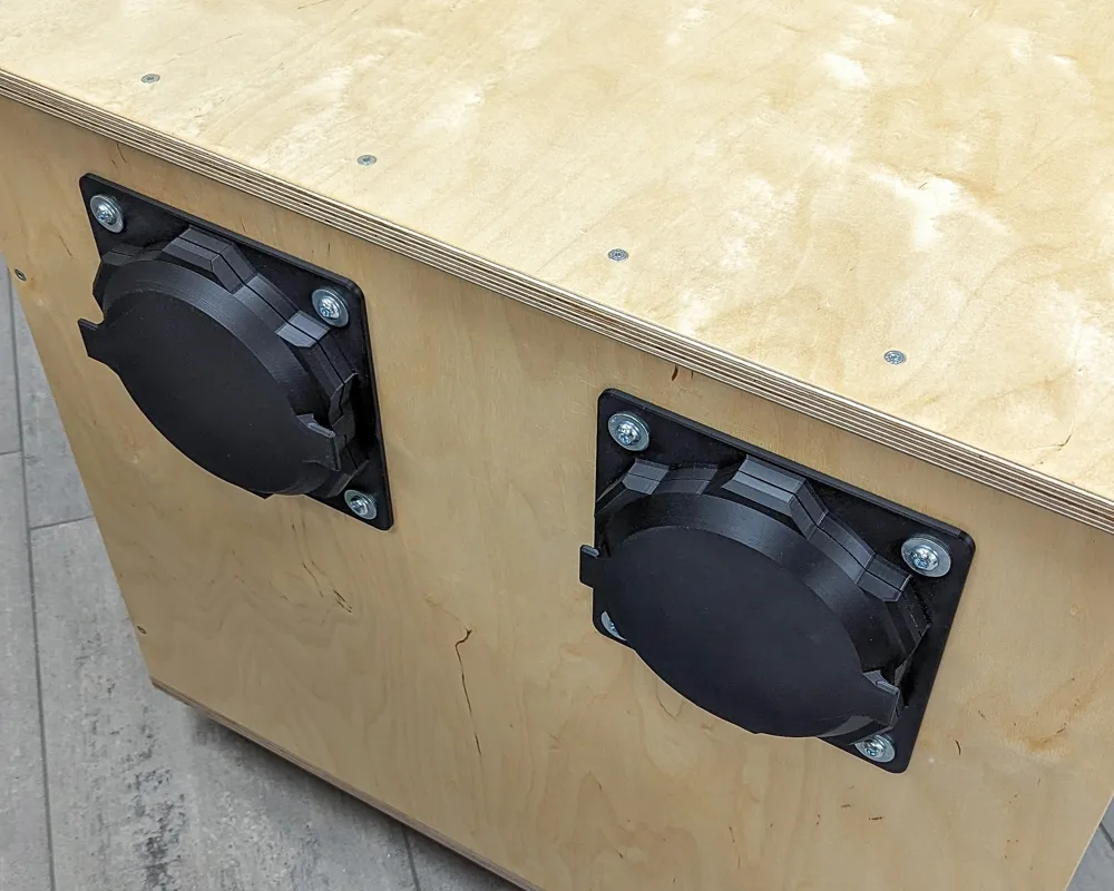 Magnetic duct connection for 150mm / 6 inch Hoses by kerngebiet ...