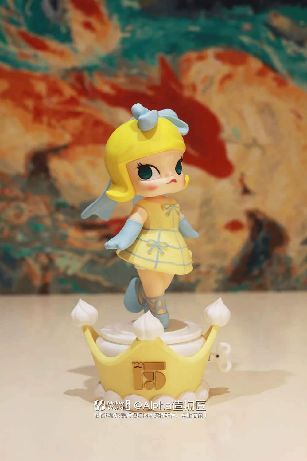 Molly Party Sweetheart Rotating Display Figure - Fully Sectioned - Free ...
