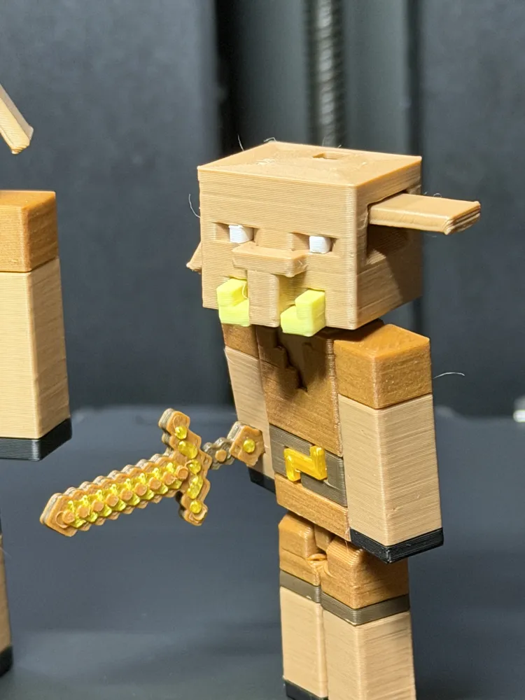 Minecraft Piglin no AMS - Free 3D Print Model - MakerWorld