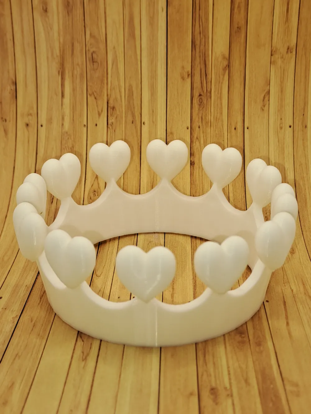 Heart Crown - Free 3D Print Model - MakerWorld