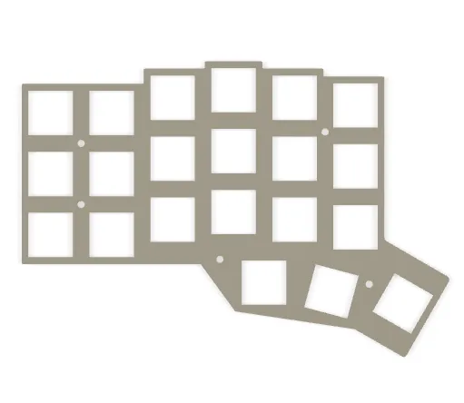 Corne v3 Hexagon Case 6 column crkbd by DerBreManaar - MakerWorld