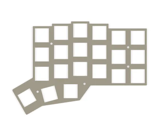 Corne v3 Hexagon Case 6 column crkbd by DerBreManaar - MakerWorld