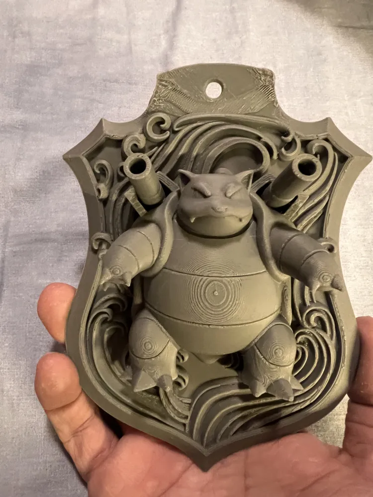 Pixel Trophy – Blastoise (Pokémon) - Free 3D Print Model - MakerWorld