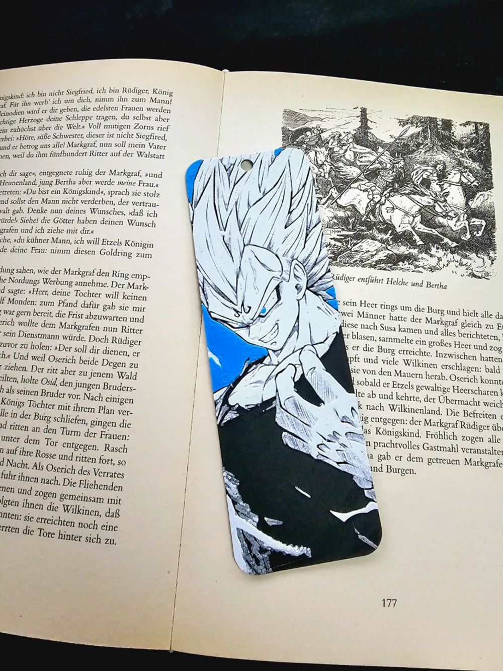 Goku and Vegeta Bookmark Set - HueForge by Think3D - MakerWorld