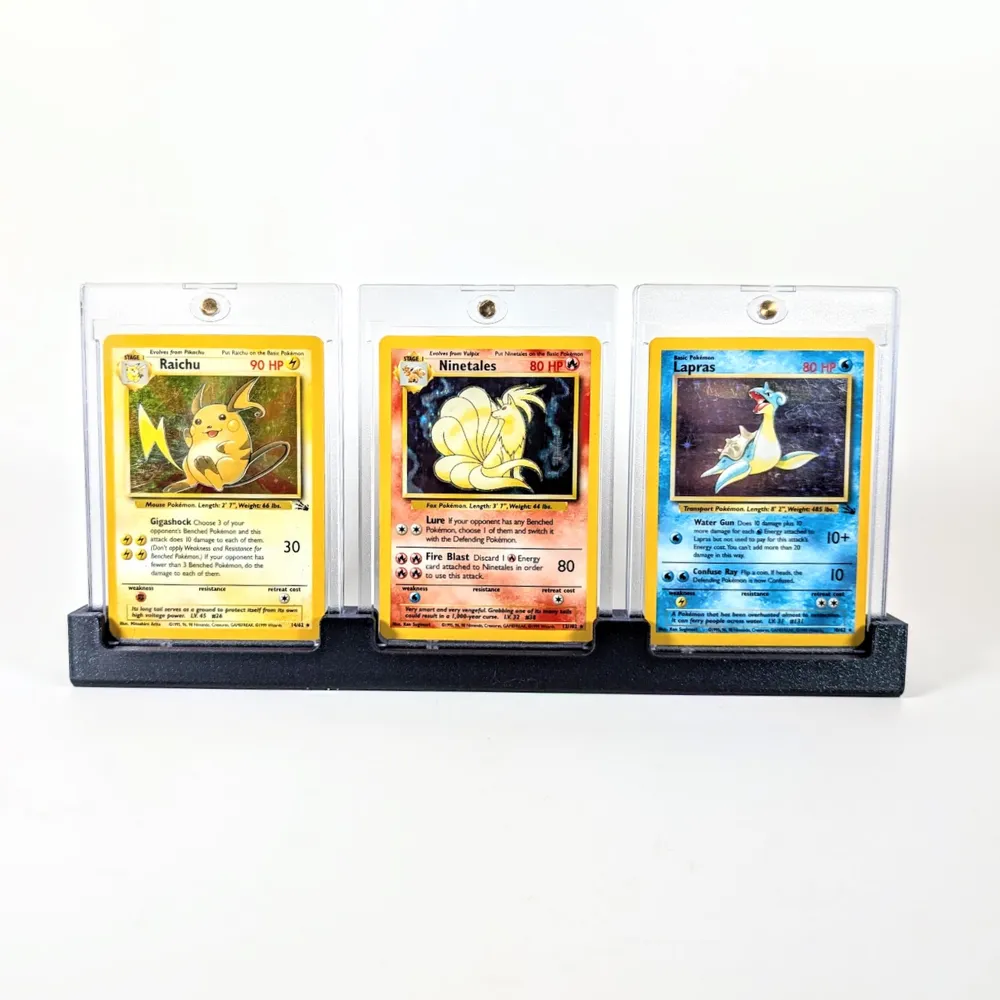 3 Card Magnetic One Touch Display Stand - Free 3D Print Model - MakerWorld
