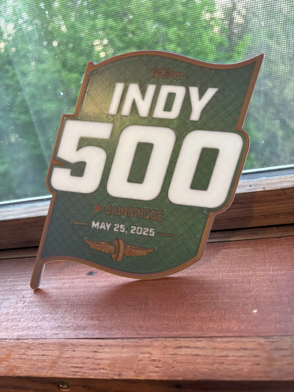 2025 Indy 500 logo by BigTopPrints MakerWorld: Download Free 3D Models