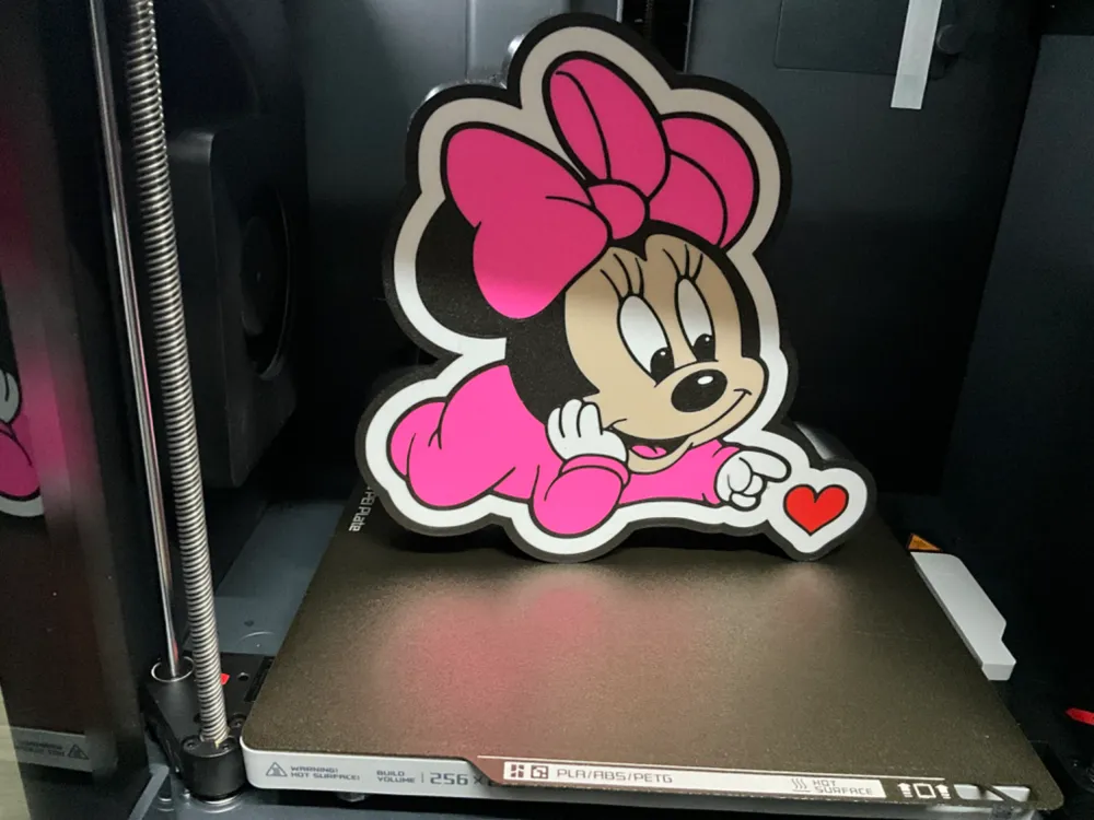 Minnie baby Lightbox by Vitormhs - MakerWorld